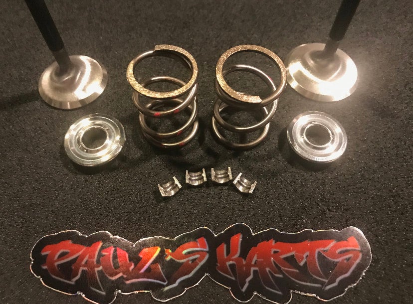 Valve train, 27mm & 25mm stainless steel valves, predator 212 ...