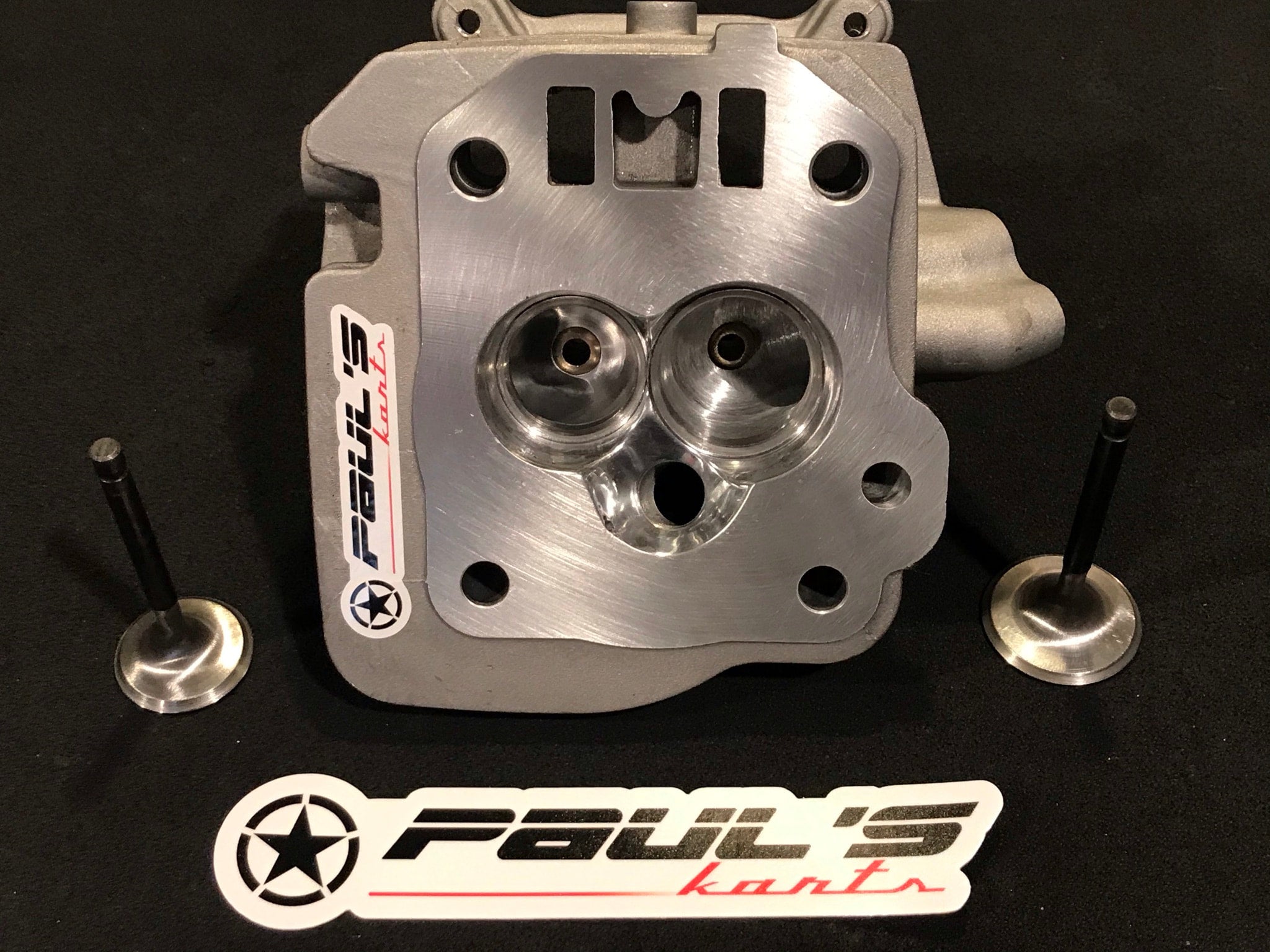 Predator 212 cylinder head 32/28 *WELDED* bronze guides,ported ...